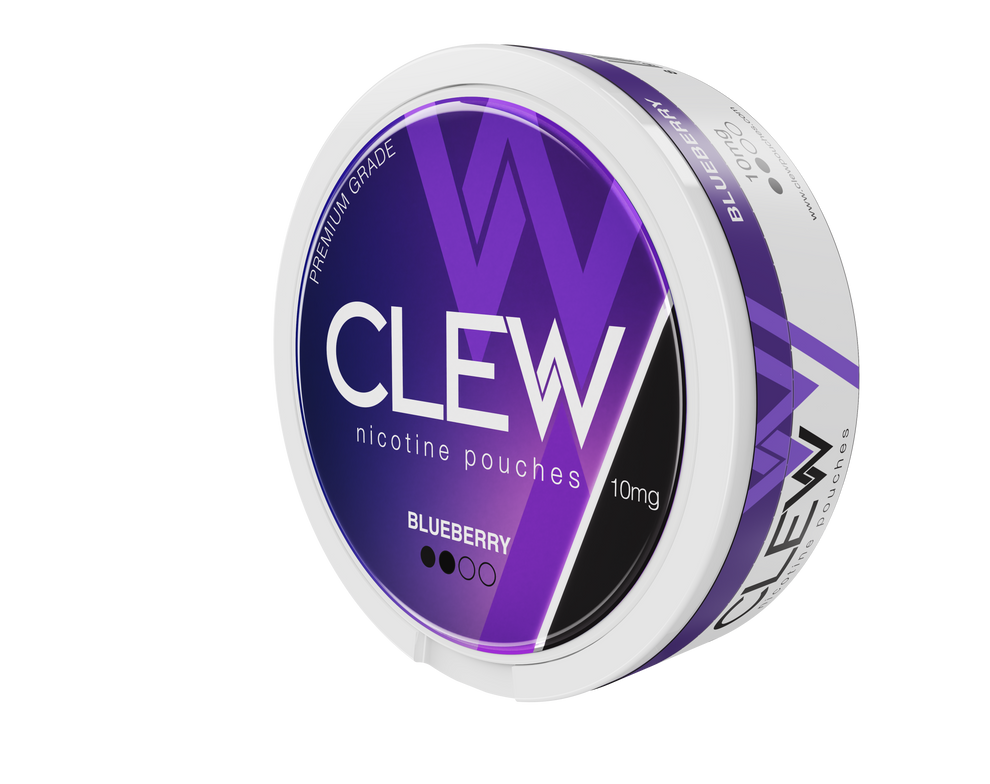 Clew nicotine pouches Blueberry 10mg – puffegy